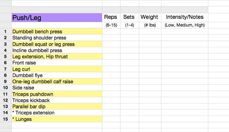 Low Weight High Rep Workout Routine | EOUA Blog